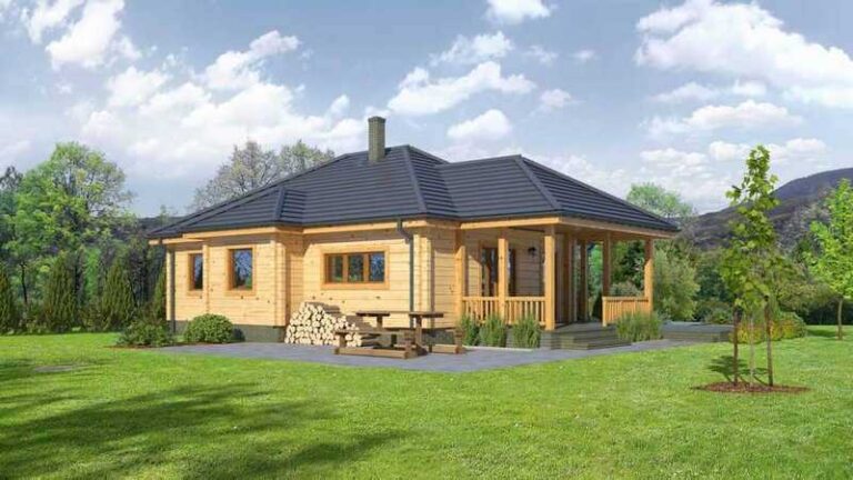 Preis Bungalow Holzhaus EH69-571 Blockhaus aus Polen
